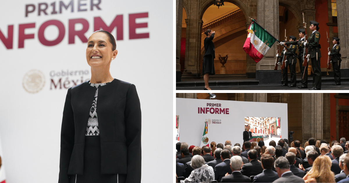 Vamos bien y vamos a ir mejor: presidenta Claudia Sheinbaum en su primer informe de gobierno