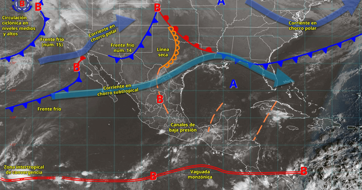 Se prevén fuertes rachas de viento, lluvias y caída de nieve en Baja ...